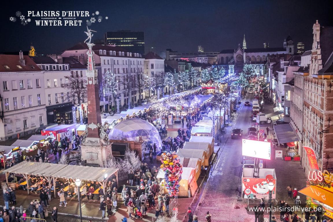 Weihnachtlicher "Winter Wunder Markt" Brüssel - Cadzand-Bad